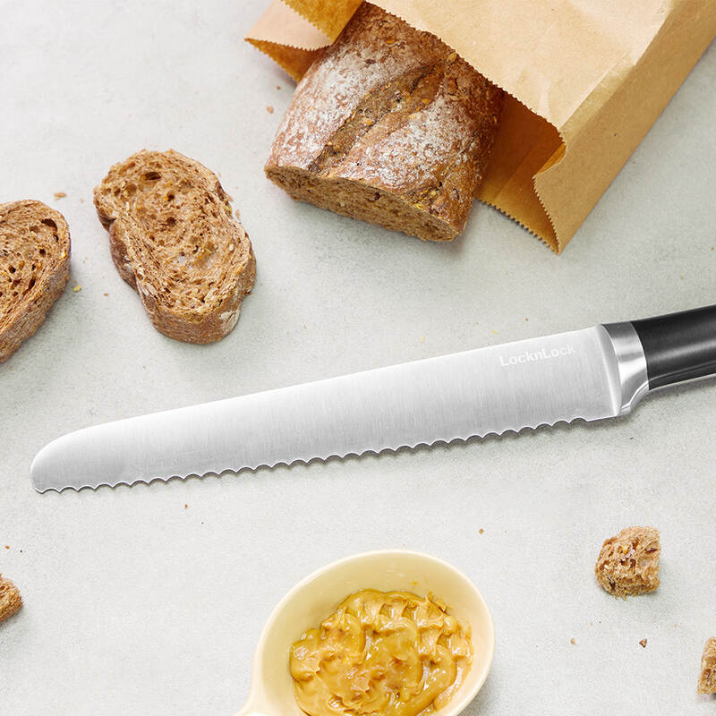 Mua Bộ Dao 7 Món Lock&Lock Gồm 6 Dao, 1 Khối Đỡ Dao Nam Châm Bằng Gỗ ...